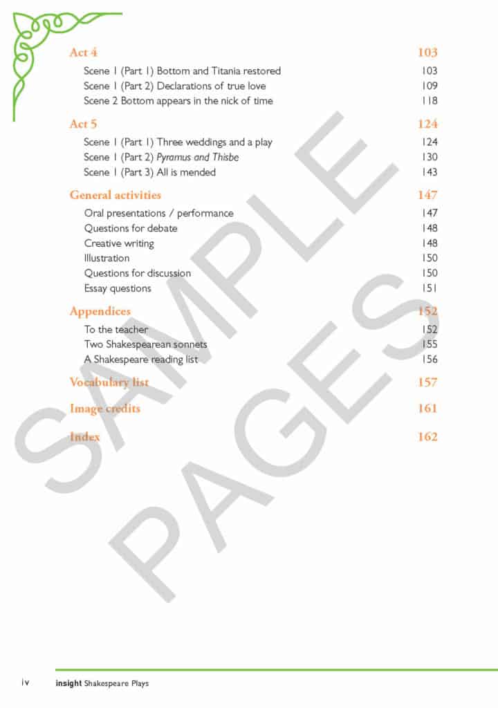 A Midsummer Night’s Dream 2nd edition – Insight Publications