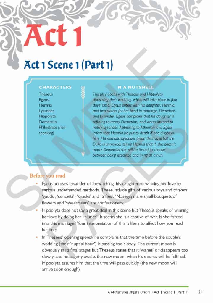 A Midsummer Night’s Dream 2nd edition – Insight Publications