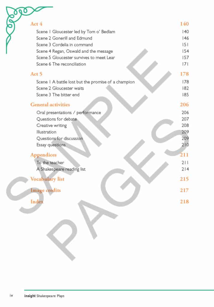 King Lear 2nd edition – Insight Publications