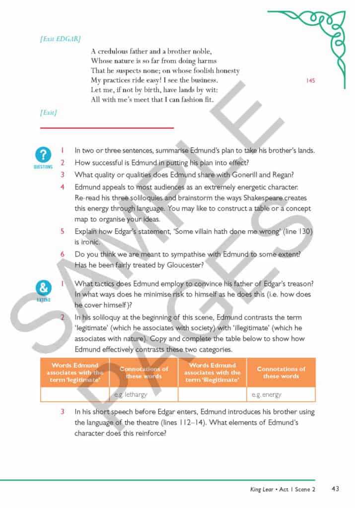 King Lear 2nd edition – Insight Publications