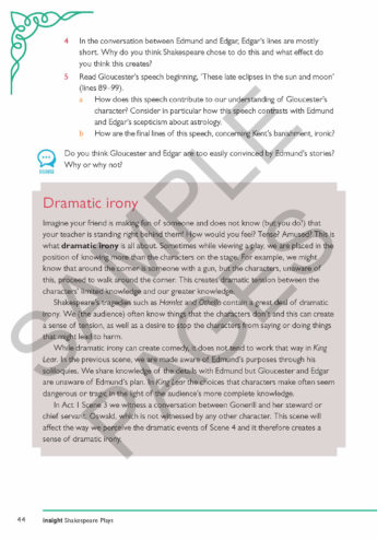 King Lear 2nd edition – Insight Publications