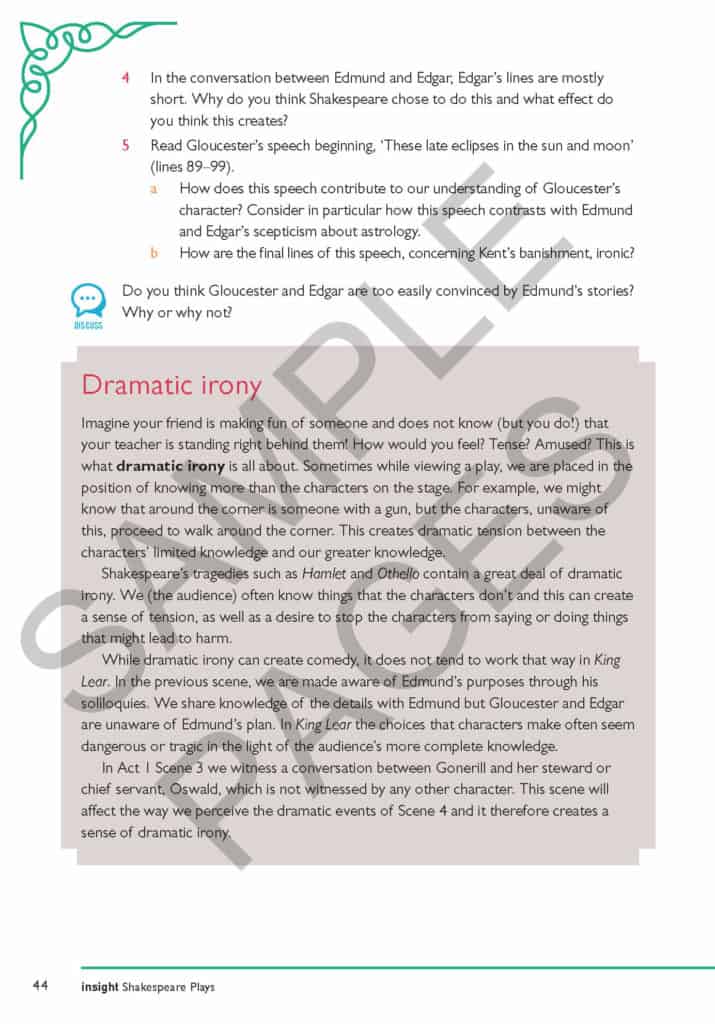 King Lear 2nd edition – Insight Publications