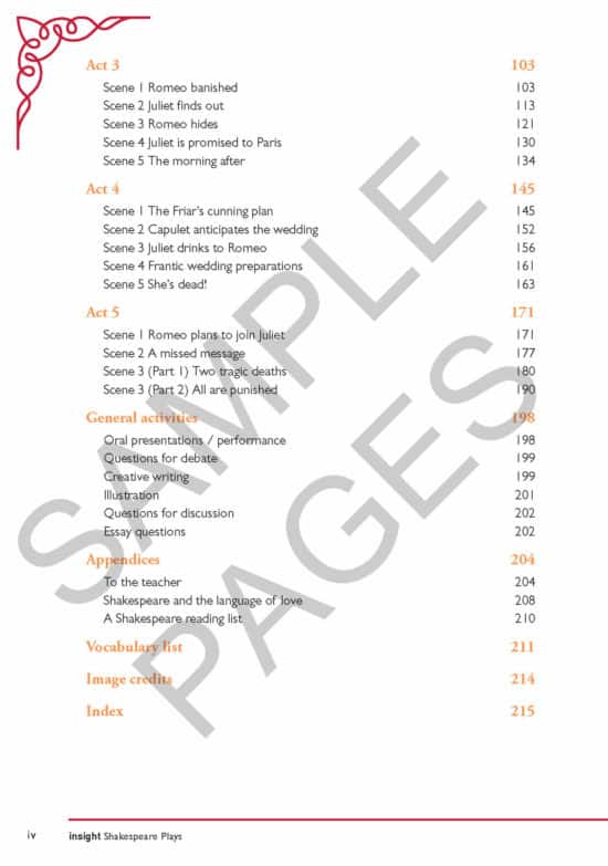 Romeo & Juliet Complete Play 2nd edition – Insight Publications