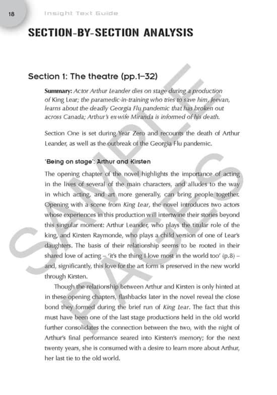 Station Eleven – Insight Text Guide – Insight Publications