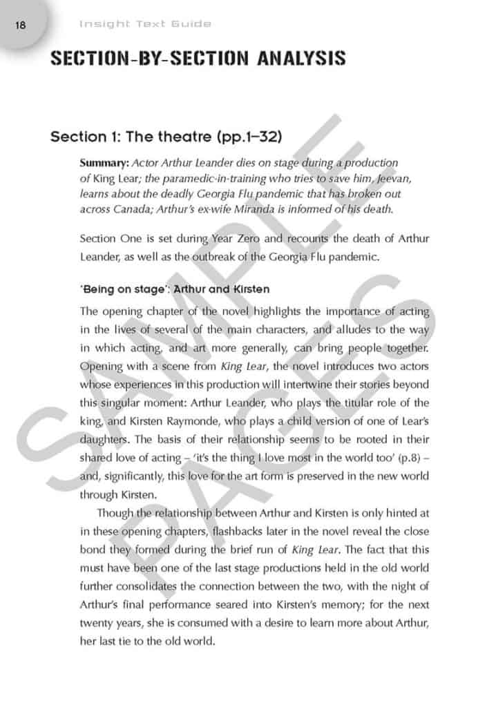 Station Eleven – Insight Text Guide – Insight Publications