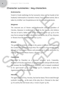 The Women of Troy – Insight Text Guide – Insight Publications