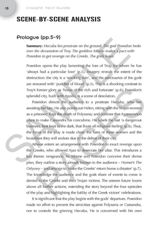 The Women of Troy – Insight Text Guide – Insight Publications