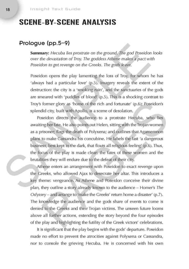 The Women of Troy - Insight Text Guide - Insight Publications