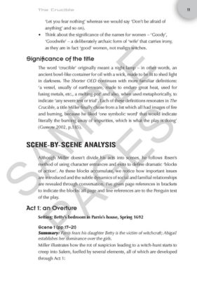 The Crucible – Insight Text Guide – Insight Publications