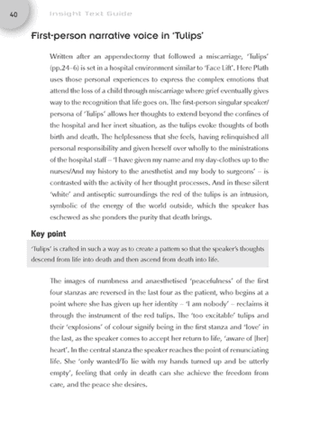 Selected Poems-Sylvia Plath – Insight Text Guide – Insight Publications