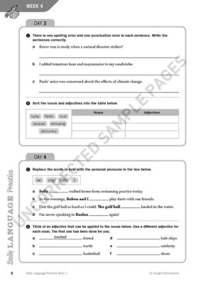 Daily Language Practice Book 1 – Insight Publications