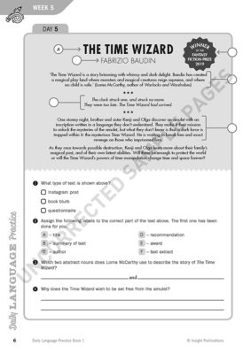 Daily Language Practice Book 1 – Insight Publications