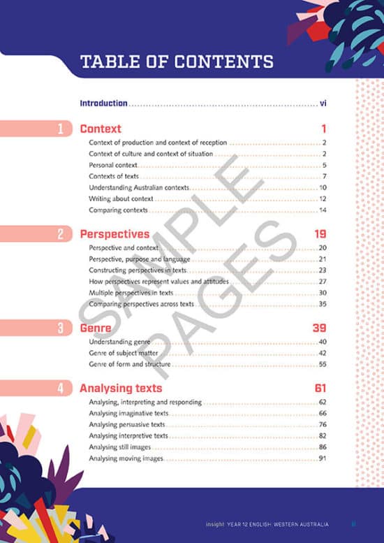 Year 12 English: Western Australia – Insight Publications