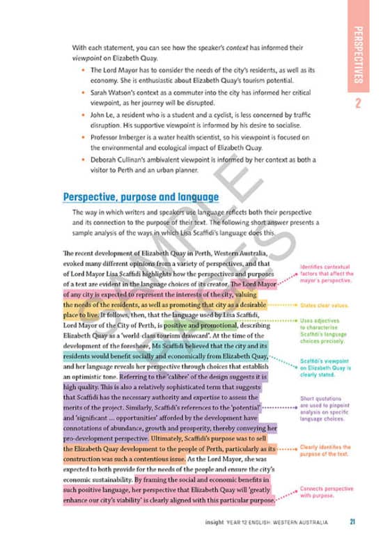 Year 12 English: Western Australia – Insight Publications