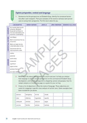 Year 12 English: Western Australia – Insight Publications
