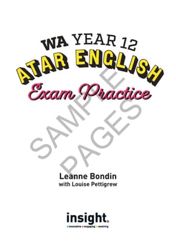 WA Year 12 ATAR English Exam Practice – Insight Publications
