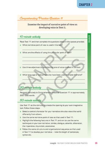 WA Year 12 ATAR English Exam Practice – Insight Publications