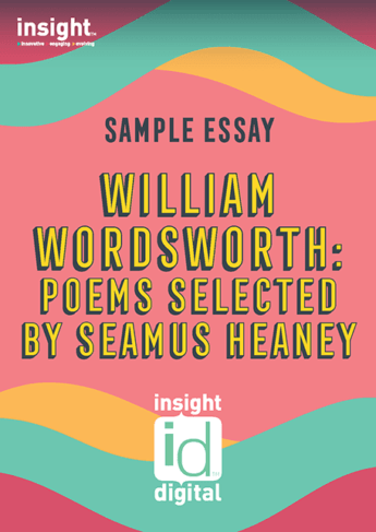 William Wordsworth: Poems Selected by Seamus Heaney - 2020 Sample Essay ...