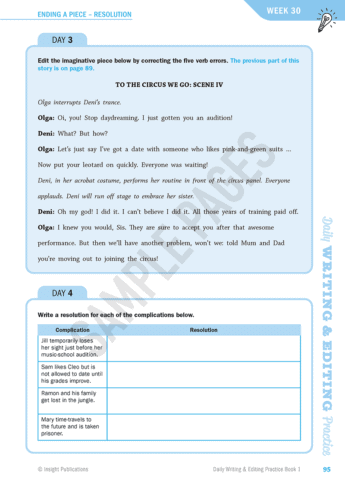 Daily Writing & Editing Practice Book 1 – Insight Publications