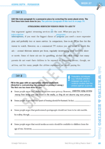 Daily Writing & Editing Practice Book 1 – Insight Publications