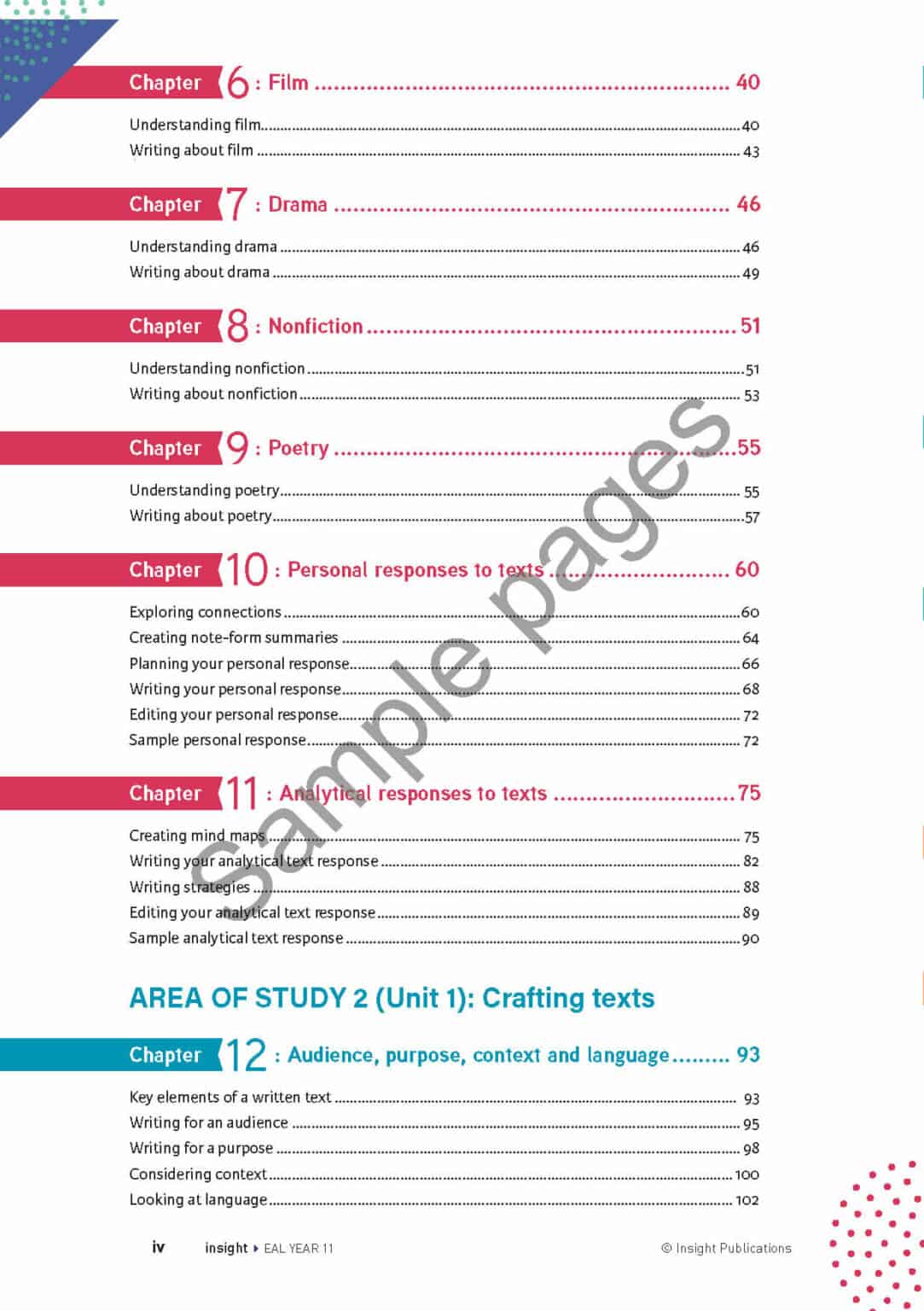 EAL Year 11 VCE Units 1 & 2 - 2023 Study Design - Insight Publications