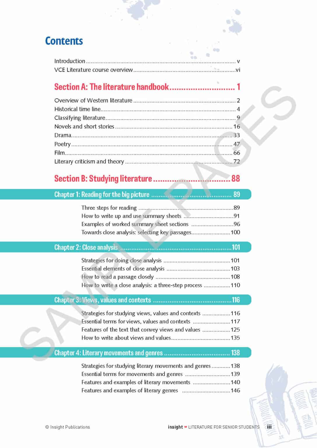 Literature for Senior Students 6th Edition – Insight Publications