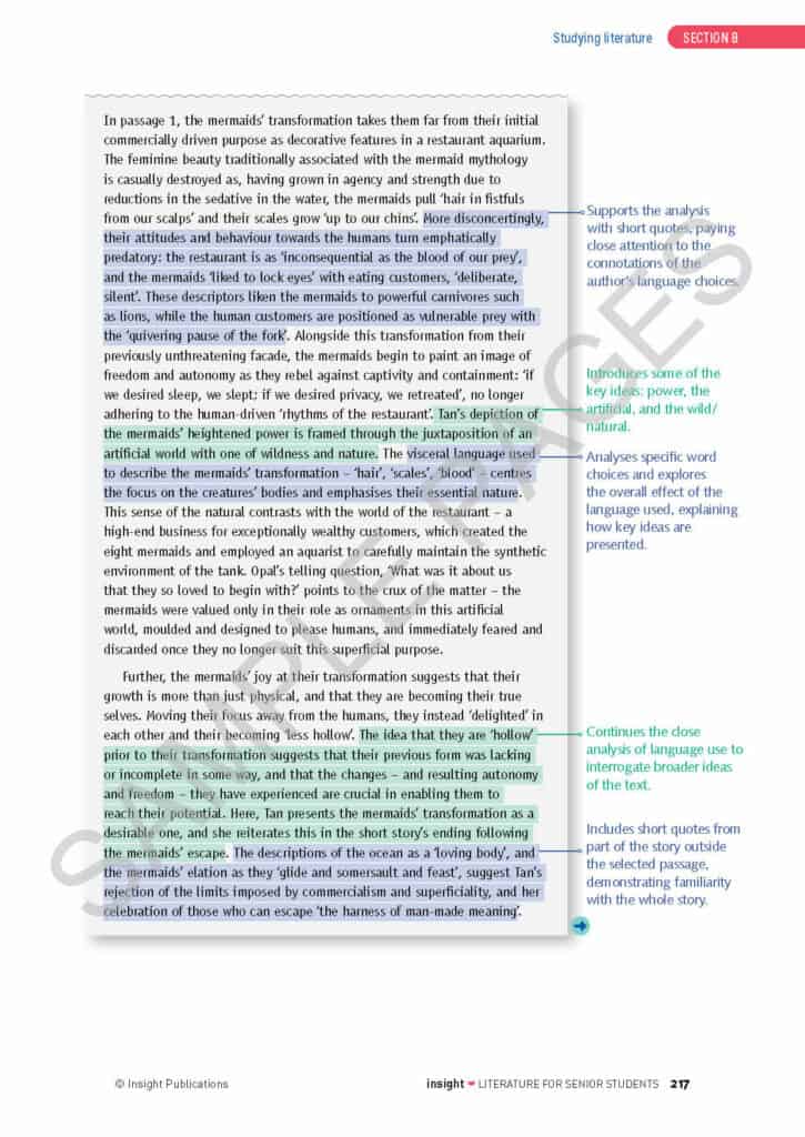 Literature for Senior Students 6th Edition – Insight Publications