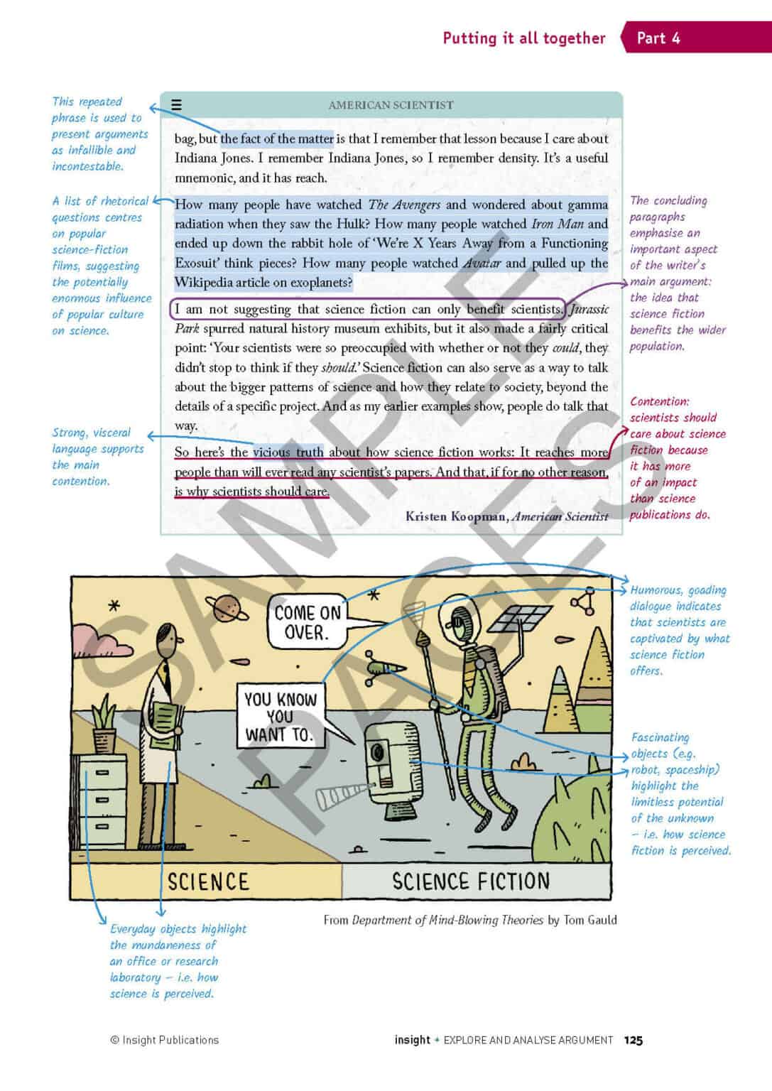 Explore and Analyse Argument – 2023 Study Design – Insight Publications