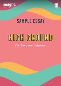 High Ground - 2023 Sample Essay - Insight Publications