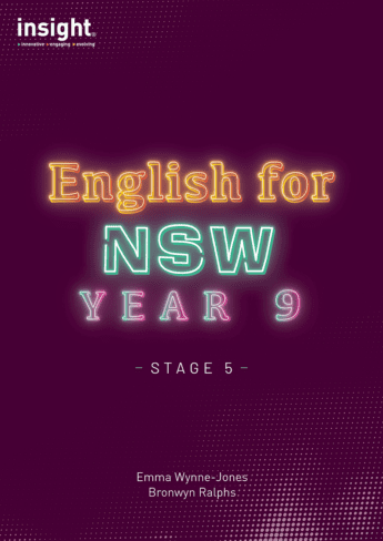 English for NSW Year 9 Stage 5 - Insight Publications