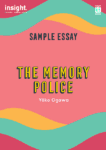 The Memory Police - Sample Essay - Insight Publications