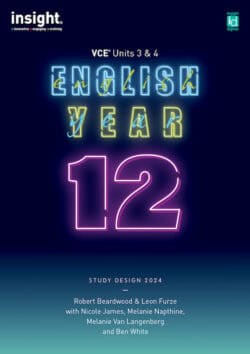 English Year 12 - Units 3 & 4 - 2024 SD - Insight Publications